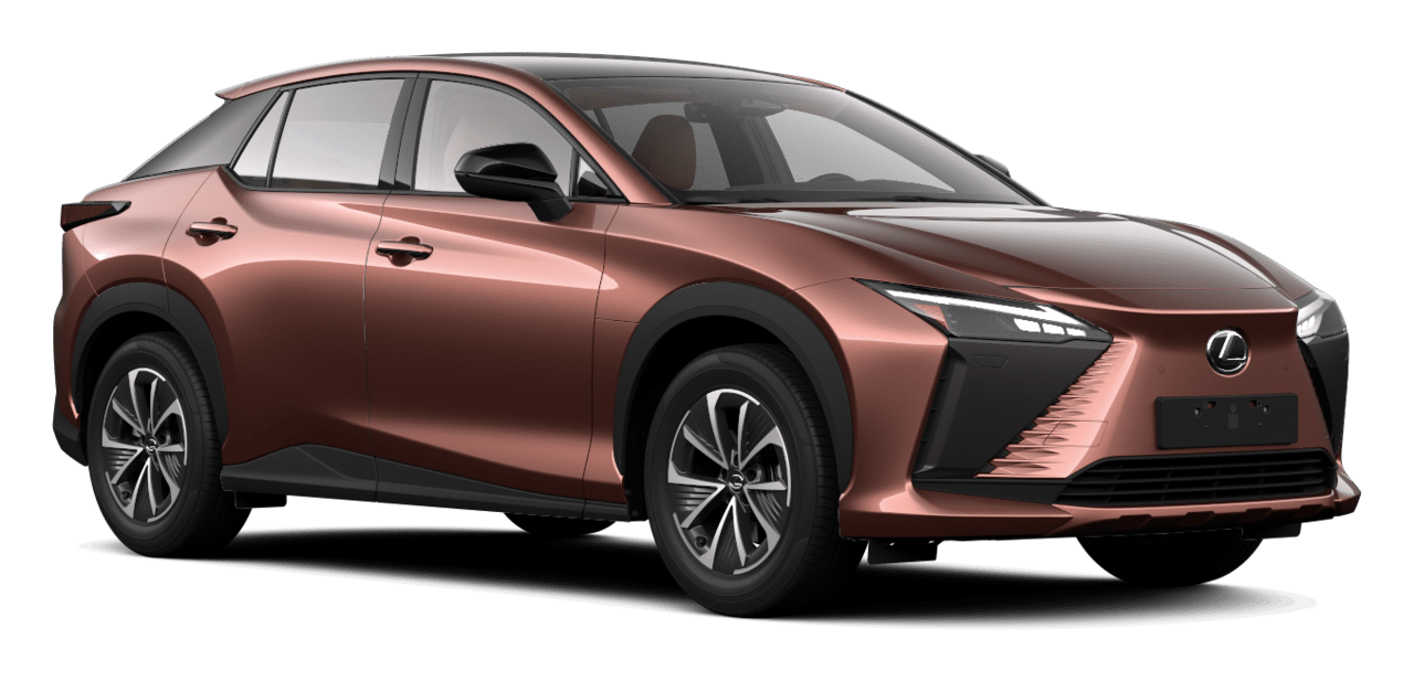 Lexus electric RZ 450e. SUV electric premium.